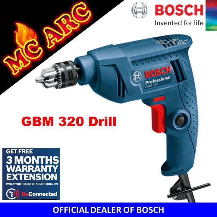 Bosch GBM 320 Drill Original | Authentic | MC ARC | COC | MCARC | Lazada PH
