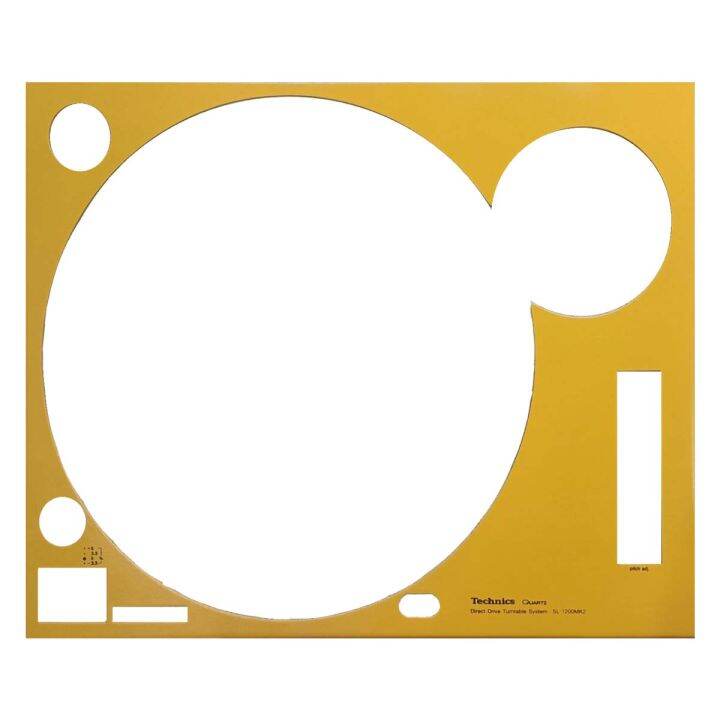 Technics Yellow Face Plate For SL-1200 MKII (New) | Lazada.co.th