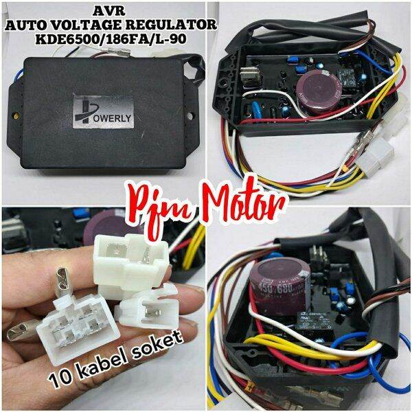 ( COD ) Avr Mesin Genset silen 10 kabel kipor Kama Krisbow yanmar yamamoto Daito 186 F 186 FA ...