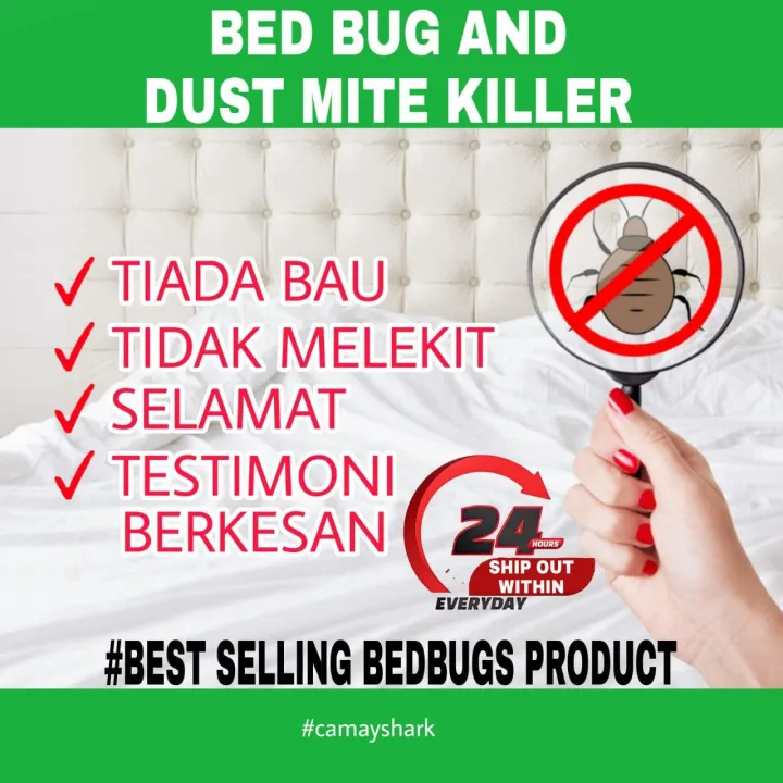 Bed Bug Dust Mite Killer Spray Pepijat Camay Repellent 500ml | Lazada