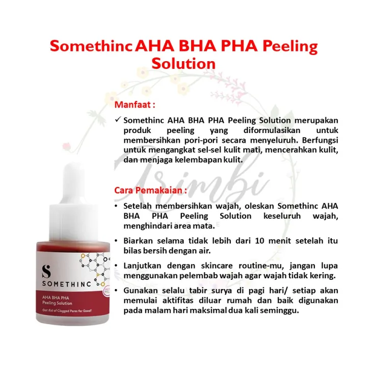 Share in Jar - Somethinc AHA BHA PHA Peeling Solution | Lazada Indonesia