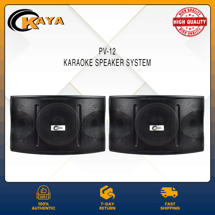 KAYA PV-12 - 2Way 5 Speaker Bass Reflex Karaoke Speaker System / Component Speaker | Lazada PH