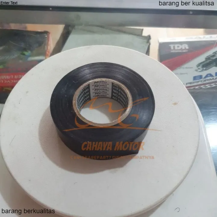 lakban solasiban hitam nitto untuk kabel listrik rumah motor dan mobil ...
