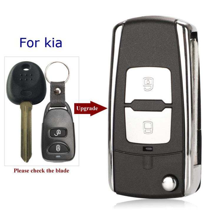 No Battery Holder Car Key Shell For Hyundai Elantra Santa Fe Atos ...