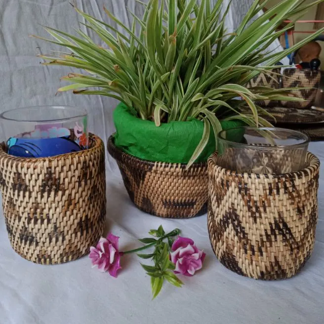 Nito handcrafted glass holder | Lazada PH