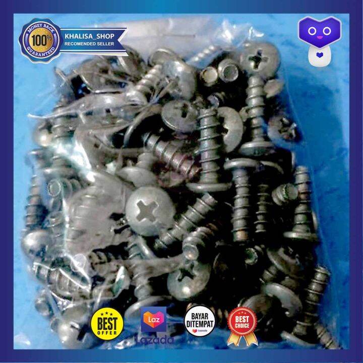 Baut Mur Body Yamaha 25 PCS sekrup skrup baut body yamaha 5x16 m5x16 ...