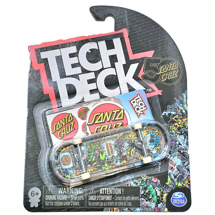 Tech Deck Finger Skateboard - Santa Cruz | Lazada Singapore