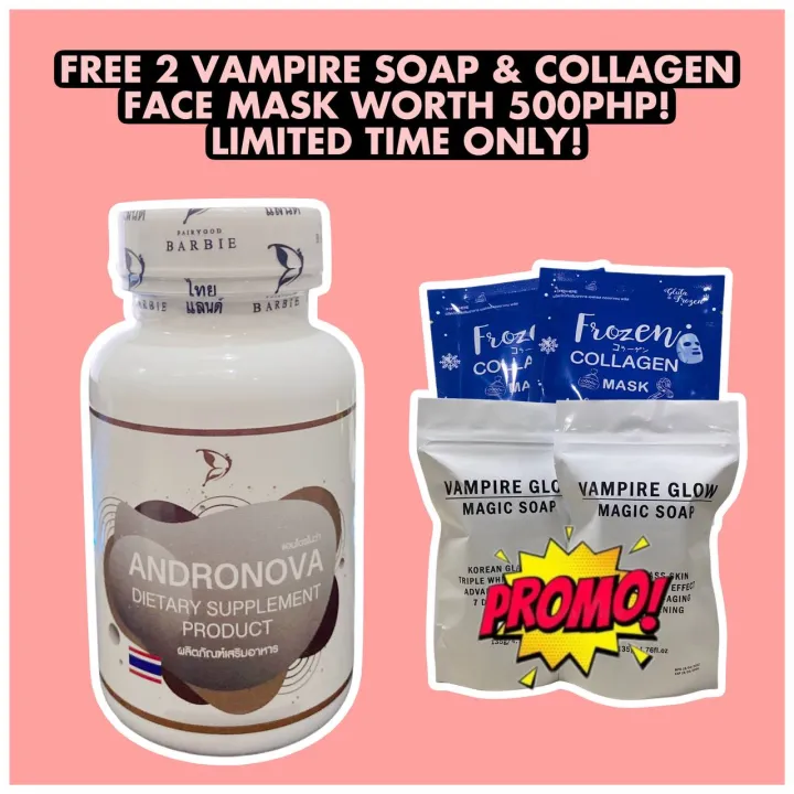 (FREEBIES WORTH 500PHP!) Andronova (nowa) Made in Thailand Perfect formulation for Trans & Woman ...