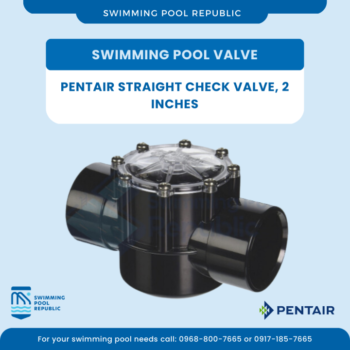 SWIMING POOL VALVE, PENTAIR STRAIGHT CHECK VALVE, 2 INCHES | Lazada PH