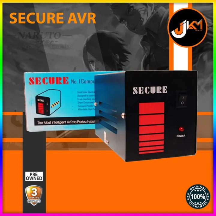 SECURE AVR ( AUTOMATIC VOLTAGE REGULATOR ) | Lazada PH