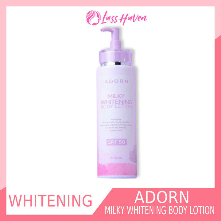 ADORN MILKY WHITENING BODY LOTION SPF 60 | Lazada PH