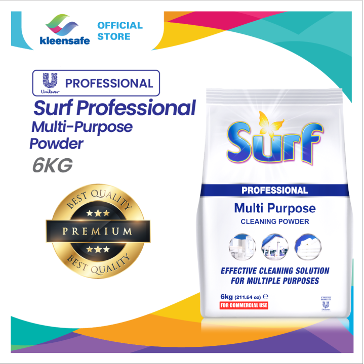 Kleensafe X Unilever Professionals Surf Pro Multipurpose Powder 6Kg ...