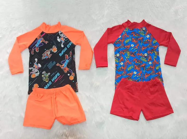 1 pair rash guard for boys kids fits to 6 months -2 years old | Lazada PH
