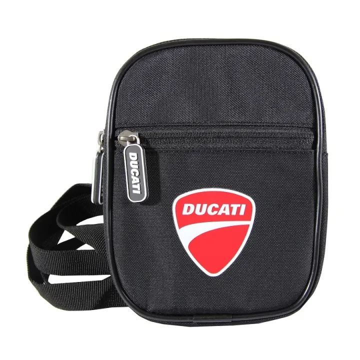 DUCATI Sling Bag Size 12.5x17x2 cm. กระเป๋าสะพายข้างดูคาติ DCT4 156 สีดำ | Lazada.co.th