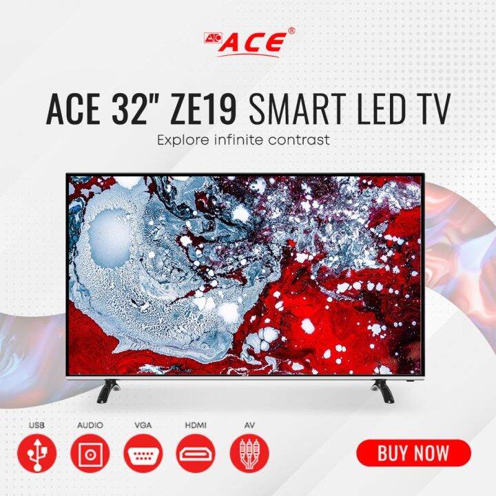 Ace 32 inch LED-808 ZE19 Full HD Smart TV-Android-HDR-Netflix-Youtube ...