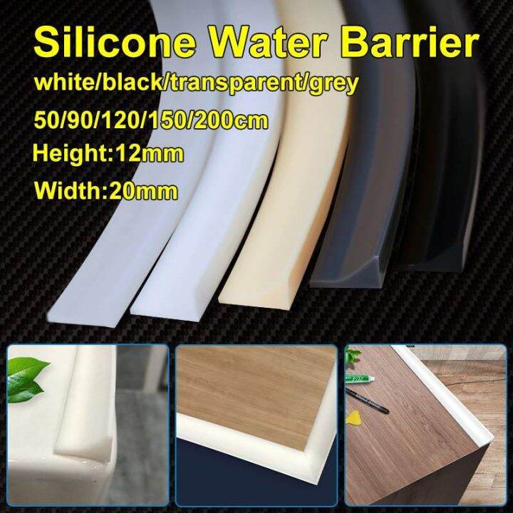 Bathroom Kitchen Foldable table Water strip Stopper Non-slip Water ...