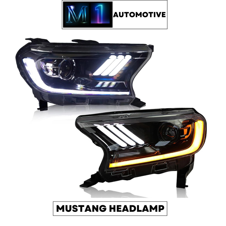 Mustang Style Headlamp Full LED Headlamp Head Lamp Head Light For For ...