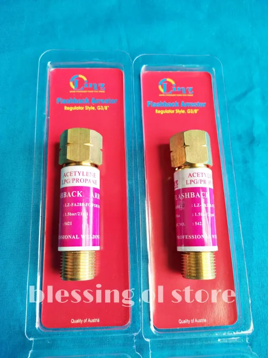 FLASHBACK ARRESTOR PENGAMAN REGULATOR OXYGEN /FLASHBACK ACETYLENE ...