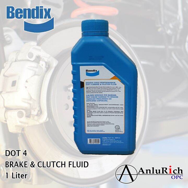 Bendix High Performance DOT 4 Brake and Clutch Fluid 1 Liter WO | Lazada PH