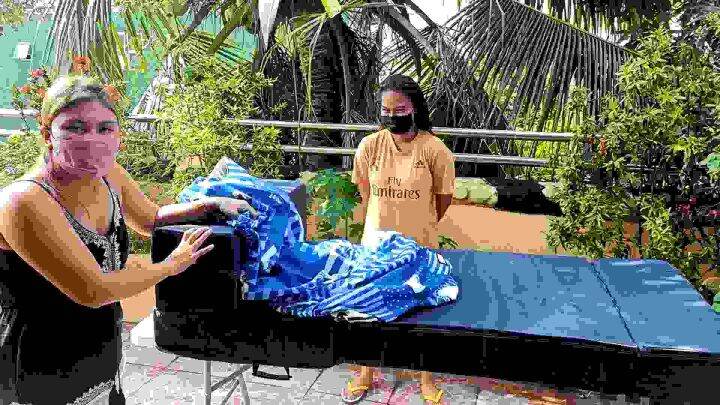 4 (four) Folds foldable bedsheet fully garterized no need tanggal if ...