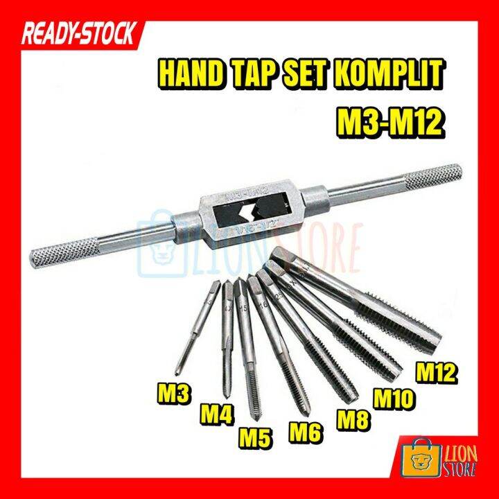 HAND TAP HANDTAP HANDTAB HAND Adjustable hand tap and dies M3-M12 ALAT ...