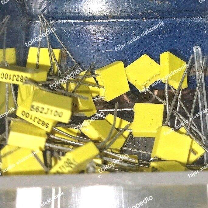 kapasitor 5n6 mkm 562J100 562 100v mkp original capasitor milar mylar ...