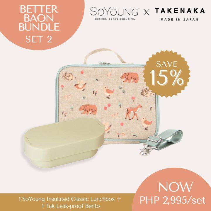 SoYoung x Takenaka Insulated Bag & Bento Lunchbox- Set 2 | Lazada PH