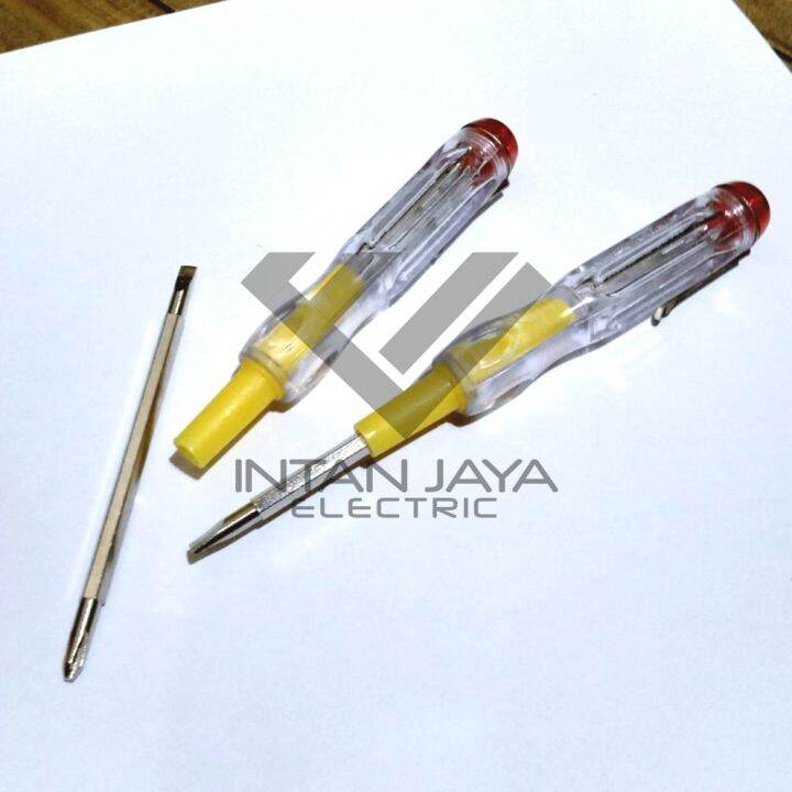 Tespen Obeng Listrik Plus Minus | Tespen Bolak Balik | Lazada Indonesia