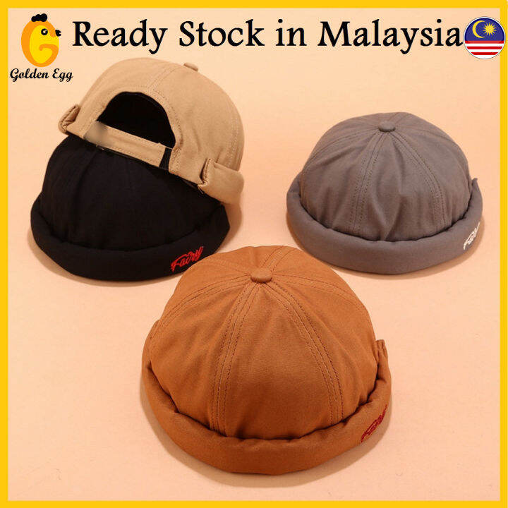 GEC Adult Unisex Unstructured Melon Cap Docker Hat Miki Cap Fashion Cap ...