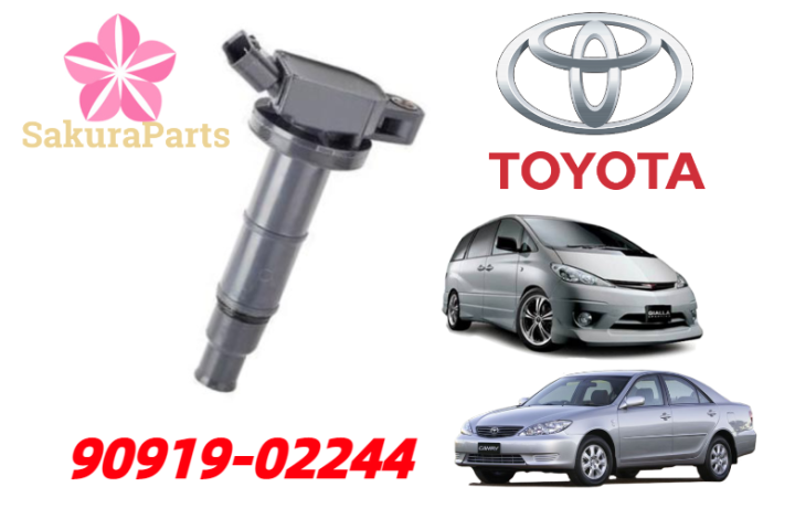90919-02244 Toyota Ignition Plug Coil for Toyota Camry / Estima ...