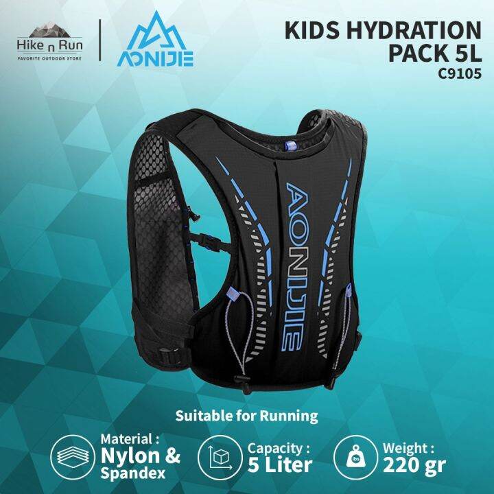 Rompi Lari Anak Aonijie C9105 Running Hydration Pack For Children 5L ...