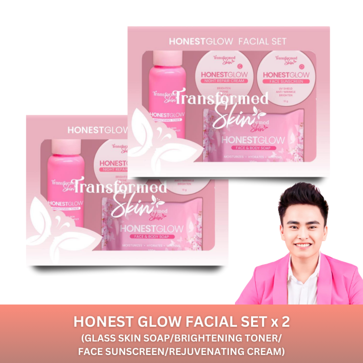 Honest Glow Transformed Skin Facial Rejuvenating Set | Lazada PH