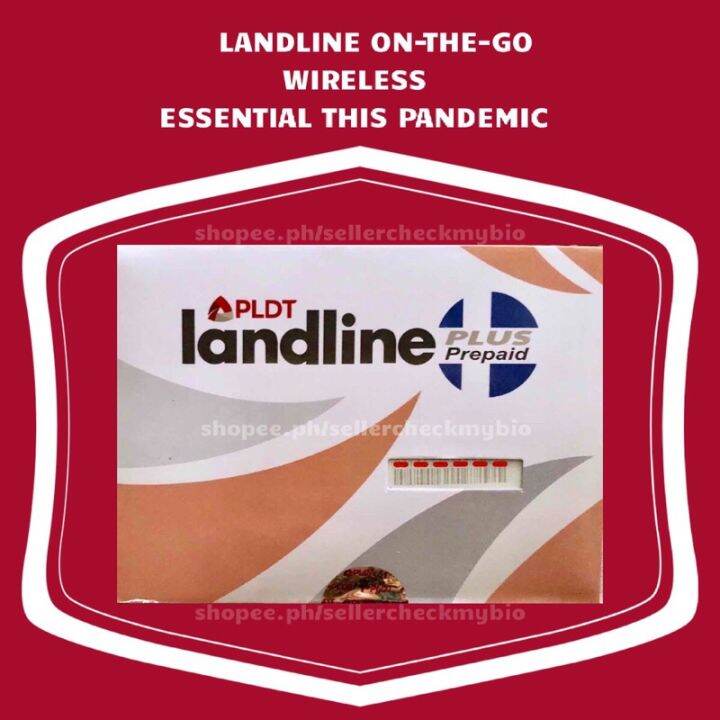 PLDT Landline Plus Prepaid Sim with 50 load | Lazada PH