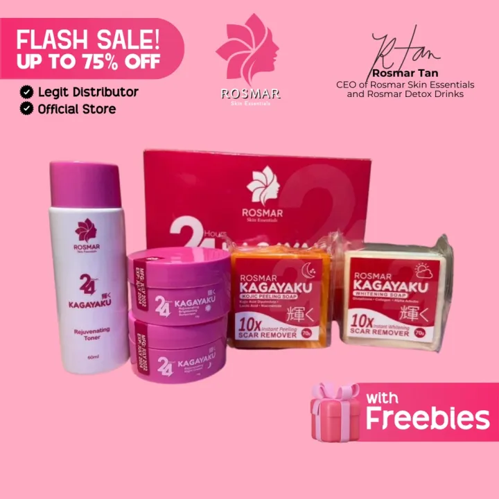 Rosmar Kagayaku 24hours Rejuvenating Kit 5 in 1 set Premium Japan ...