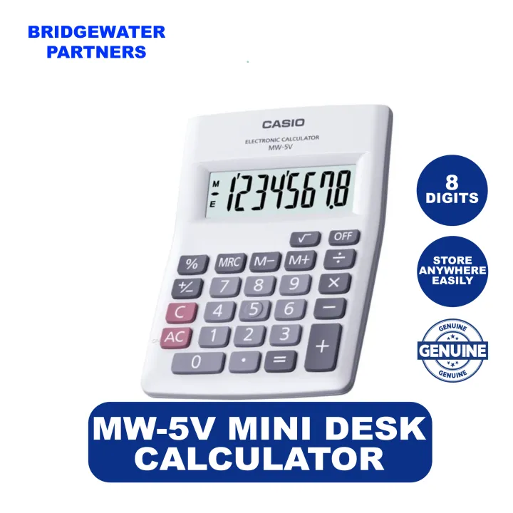 Casio MW-5V Mini Desk Calculator | Lazada PH