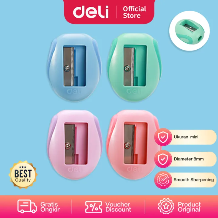 Deli School Pencil Sharpener / Rautan Serutan Pencil Kayu Edisi Miyou ...