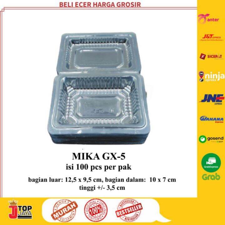 Tempat Bungkus Kotak Makan Plastik / Mika Plastik / Kotak Mika / Mika ...