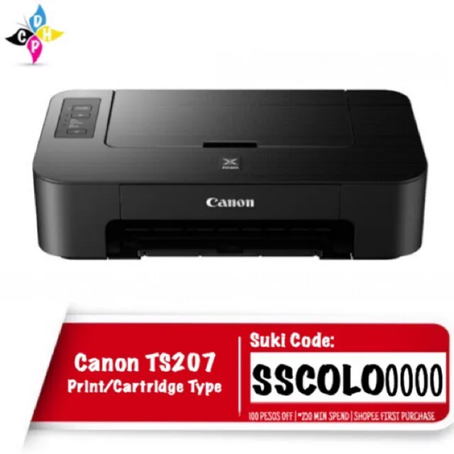 Canon Pixma TS207 Inkjet Document Printer w Borderless Photo Printer | Lazada PH