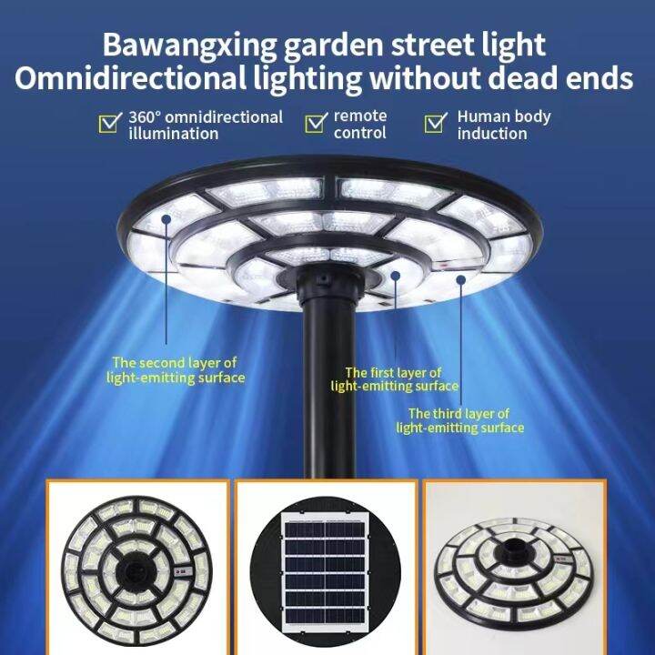 ไฟสปอร์ตไลท์ทรงกลม 200000W ทรงUFO SOLAR STREET LIGHTไฟUFO โคมไฟโซล่าเซลล์ ไฟสปอร์ทไลต์ ไฟทรงกลม ...