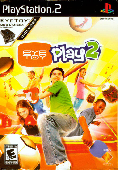PS2 EyeToy - Play 2 , Dvd game Playstation 2 | Lazada