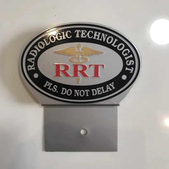 Radiologic Technologist RRT Car Profession Plate Emblem Auto Car ...