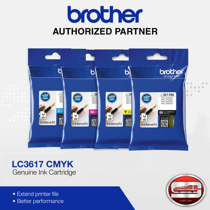 Brother LC-3617C/M/Y/BK Set of Original Brother Ink Cartridges ...