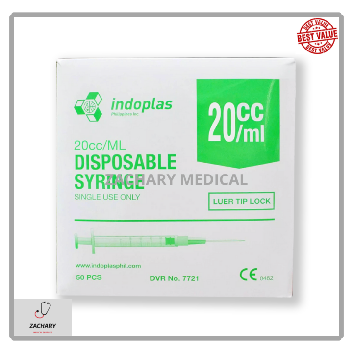 20cc Indoplas Disposable Syring | Lazada PH
