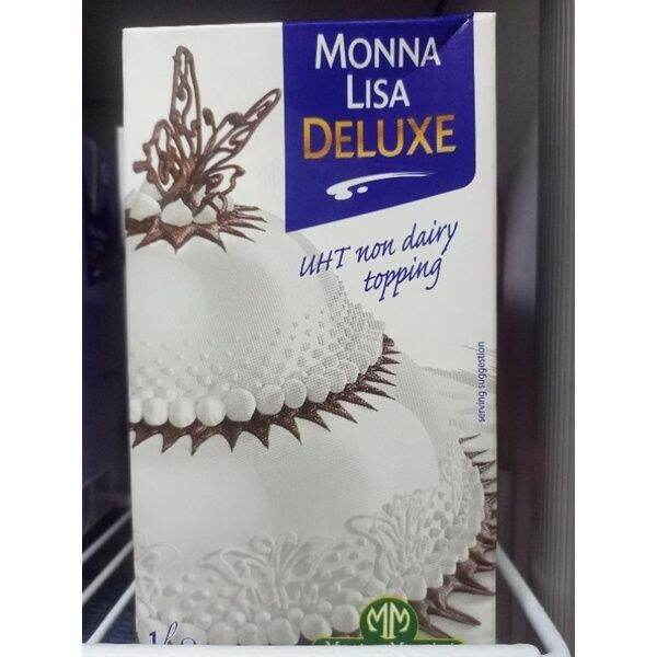 Monna Lisa Deluxe UHT Non-Dairy Whipping Cream 1L | Lazada PH