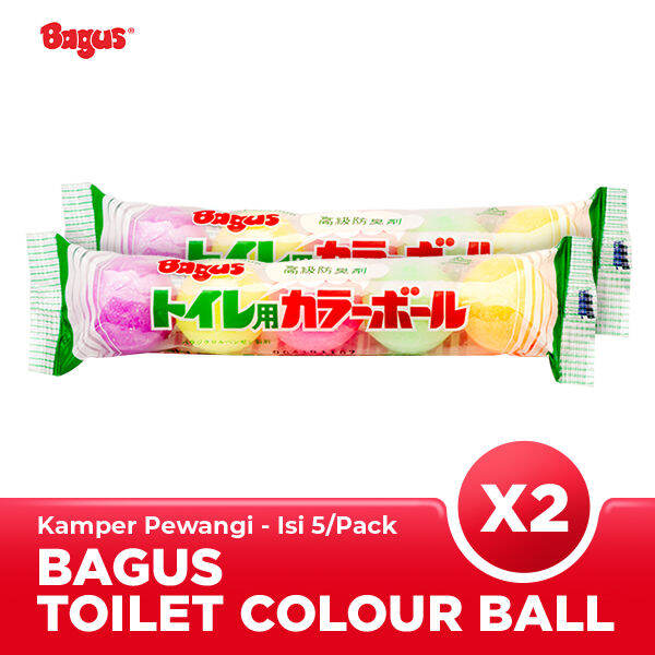 [Twin Pack] Bagus Kamper Toilet Colour Ball 5 pcs | Lazada Indonesia