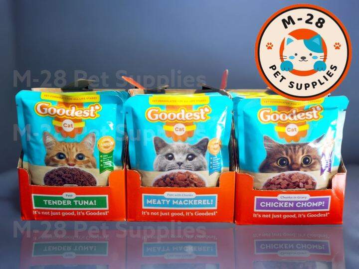 GOODEST Cat Wet Food Chicken, Tuna & Mackerel 85G | Lazada PH