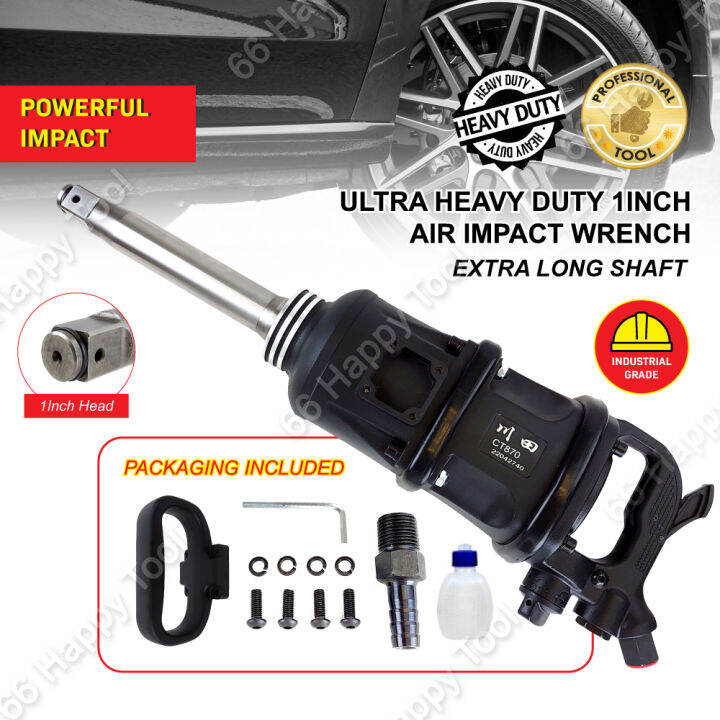 Air Impact Wrench Ultra Heavy Duty 1inch CT870 Pneumatic Hammer Impact ...