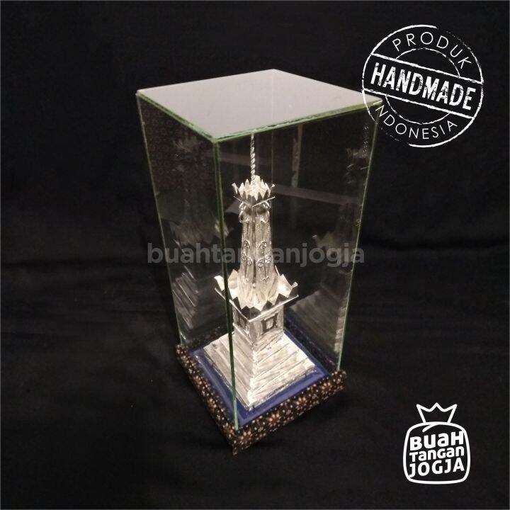 Miniatur Tugu Jogja Lapis Perak - Kerajinan Khas Kotagede Jogja | Lazada Indonesia