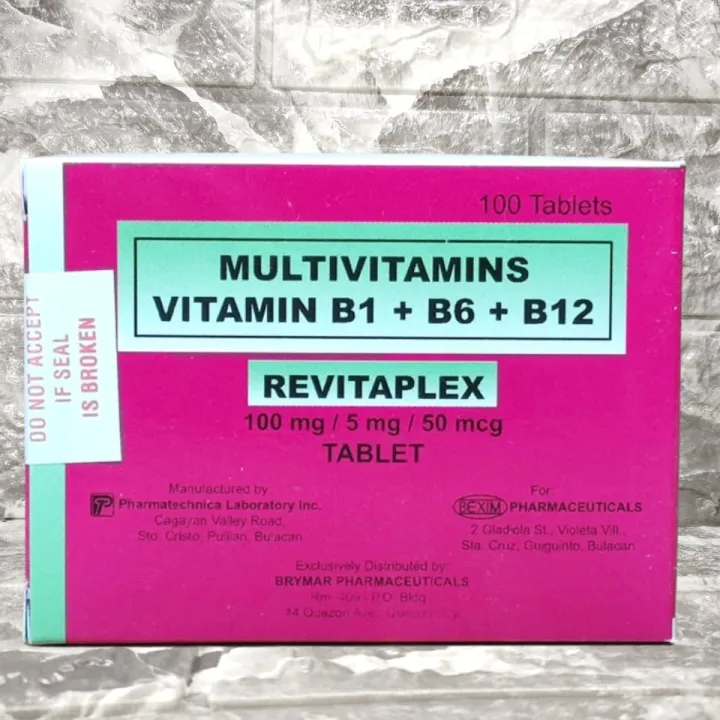REVITAPLEX (Multivitamins +Vitamin B-Complex) 100 tablets | Lazada PH