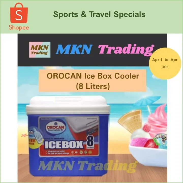 Orocan 8L liters Ice Box IceBox Cooler Insulated with FREE Ice Scoop ...